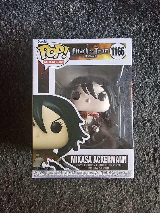 Figurine POP Mikasa Ackerman 1166 (Neu und originalverpackt) in Petit ...