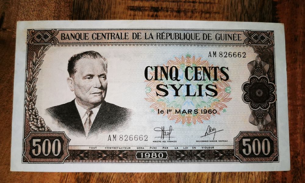 Josip Broz Tito - Guinea 500 Sylis (Gebraucht) in Rotkreuz für CHF 12.9 ...