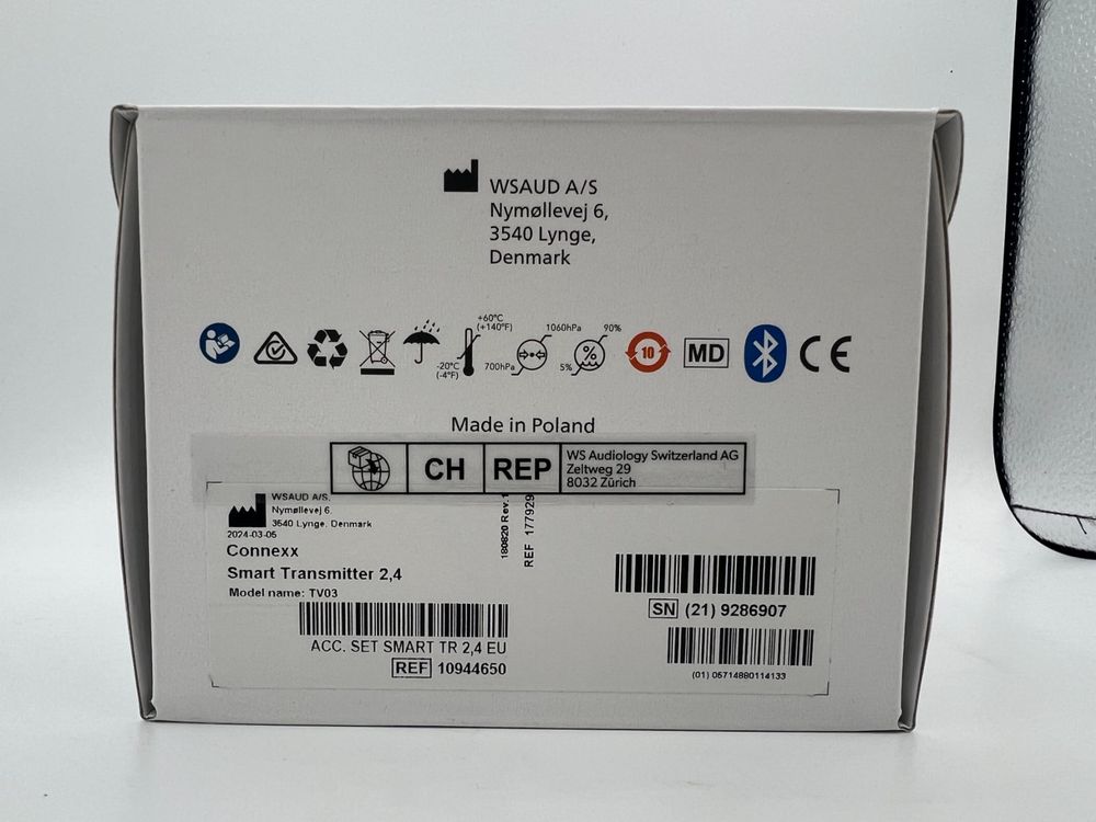 Connexx Smart Transmitter 2.4 – (wie Signia StreamLine TV) (Neu und ...