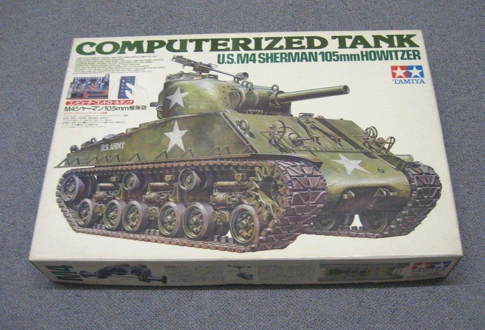 Tamiya 4501 Baukasten 1/16 Panzer Sherman Computerized 1974 (Neu und ...