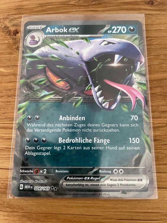 Arbok EX (Gebraucht) in für CHF 3 – mit Lieferung auf Ricardo kaufen