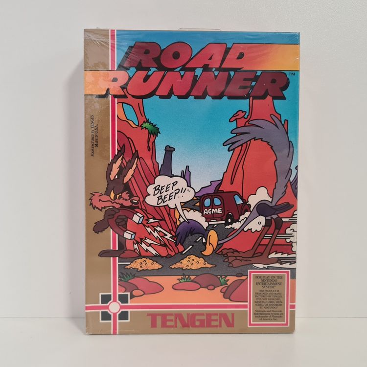 Road Runner TENGEN Atari Neu & Sealed Nintendo NES Beep Beep (Gebraucht ...