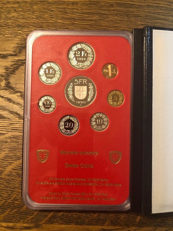 Schweizer Münzsatz 1990 PP (Neu und originalverpackt) in Steinach für CHF 45 – mit Lieferung auf ...