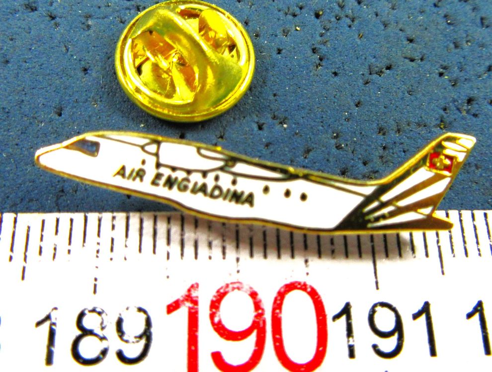 AIR ENGIADINA GR GOLDIG CLIVEDON COLLECTION JET PIN ENAMEL (Gebraucht ...