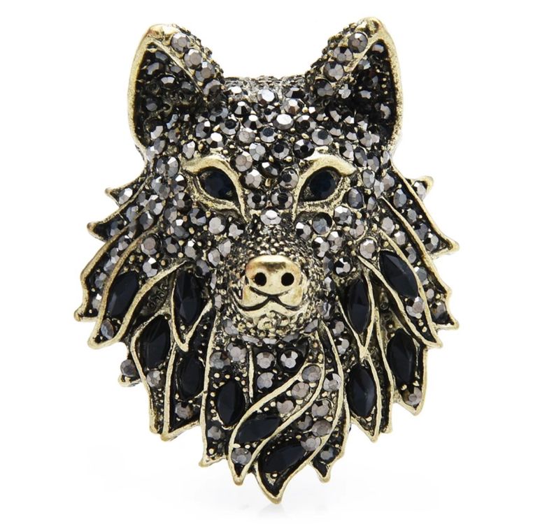 Brosche Wolf (Neu (gemäss Beschreibung)) in Gams für CHF 8 – mit ...