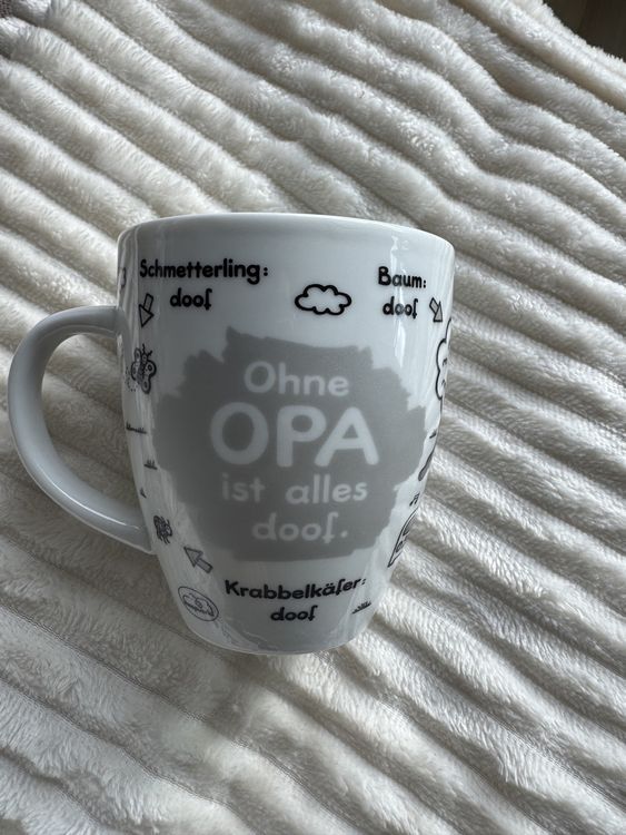 Sheepworld Tasse "Ohne Opa ist alles doof" Neuwertig! (55) (Neu (gemäss ...