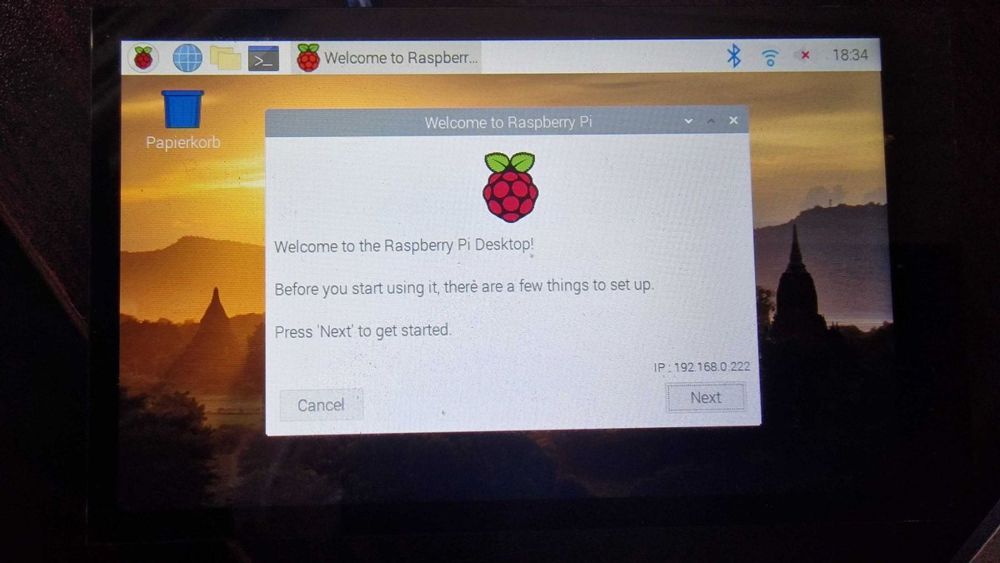 Raspberry Pi Zero mit HyperPixel 4.0 Touch & UPS-Lite (Gebraucht) in ...