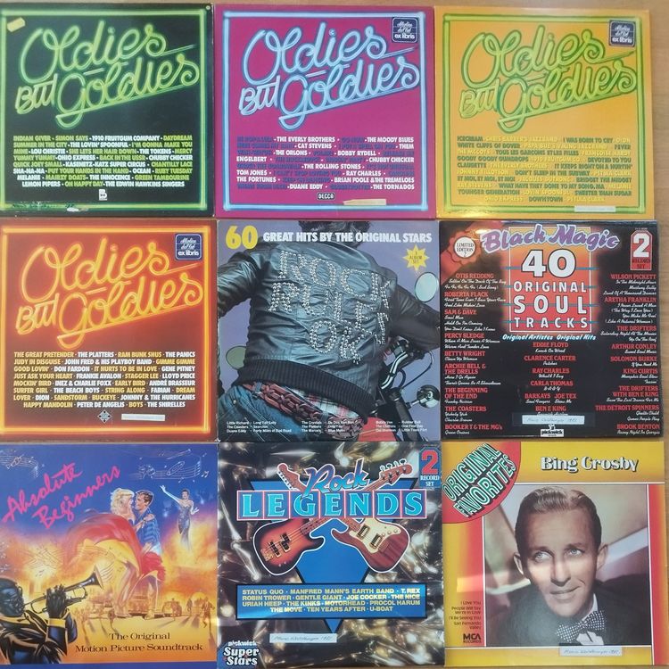Rock'n'roll und Oldies Schaltplattensammlung 20 Platten 1/2 (Gebraucht) in Zweidlen für CHF 20 ...