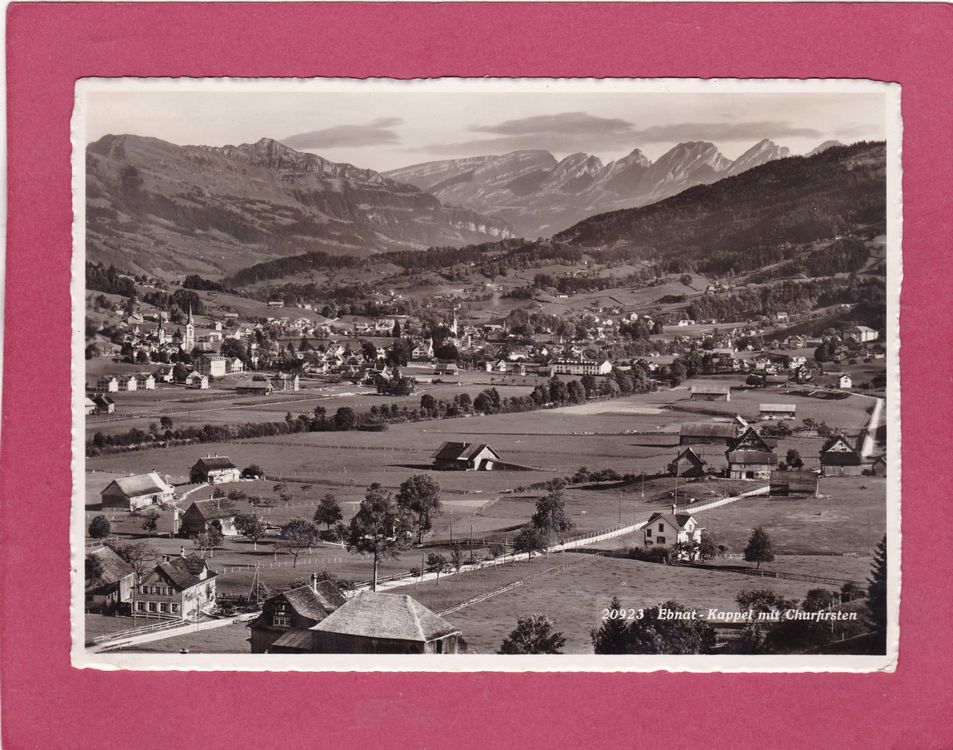 Ebnat-Kappel mit Churfirsten 1939 | Kaufen auf Ricardo