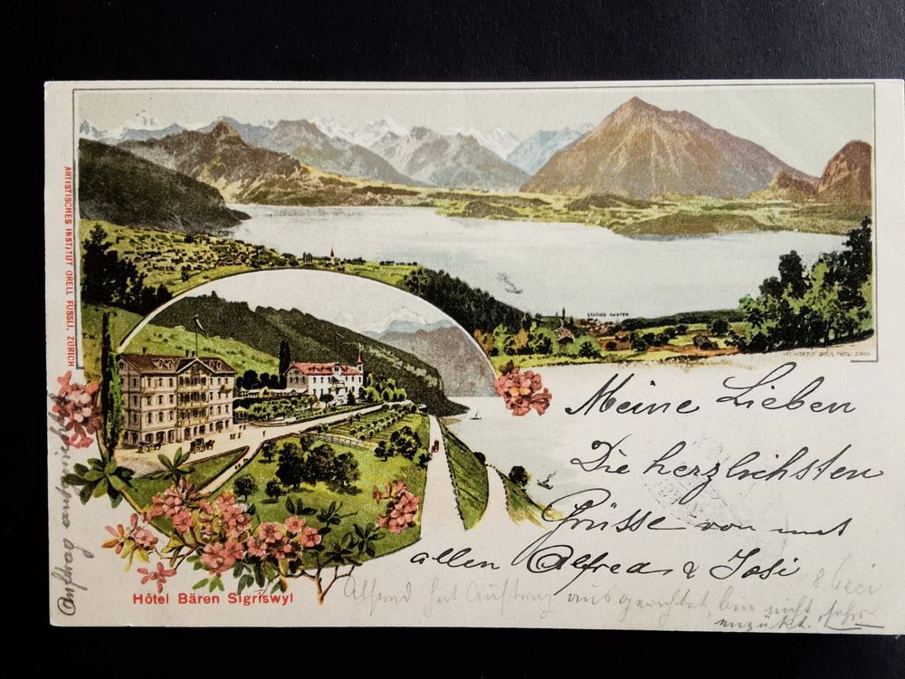 Sigriswyl AK Sigriswil Hotel Litho 1901 Luzern (Gebraucht) in Rheineck für CHF 18 – mit ...