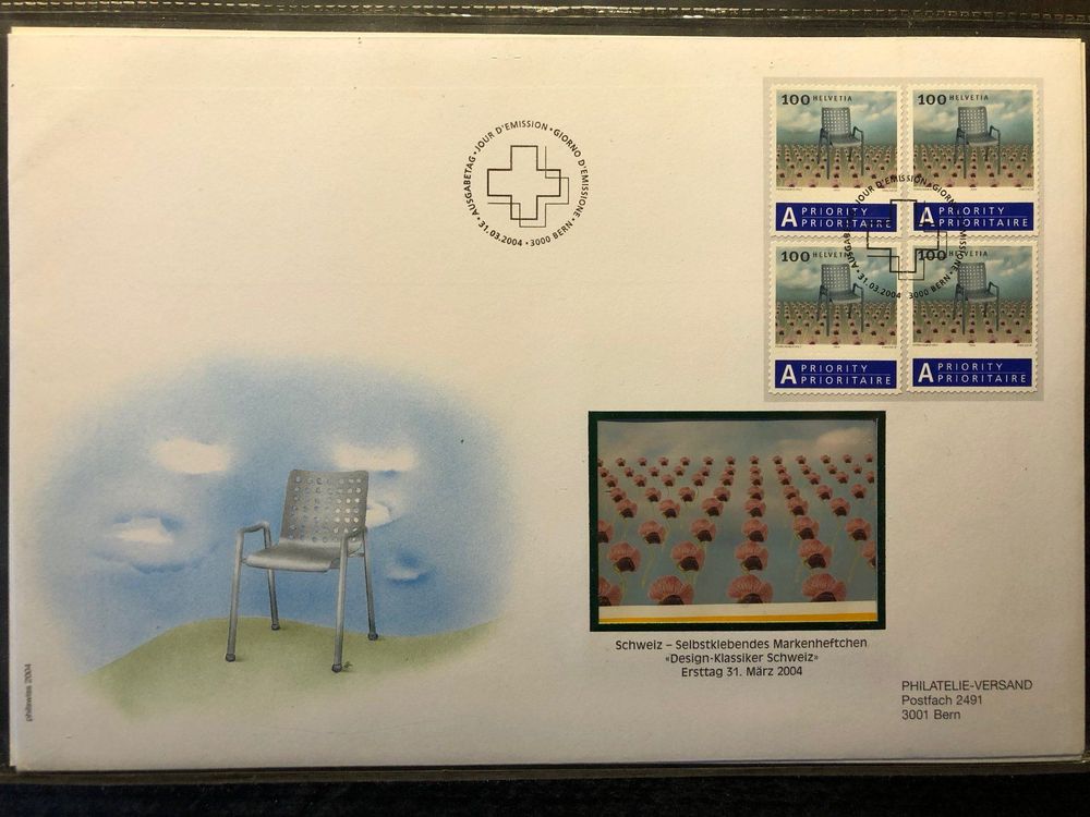 FDC Grossbrief Landistuhl aus Selbstklebendem MH 2004 ET | Kaufen auf Ricardo