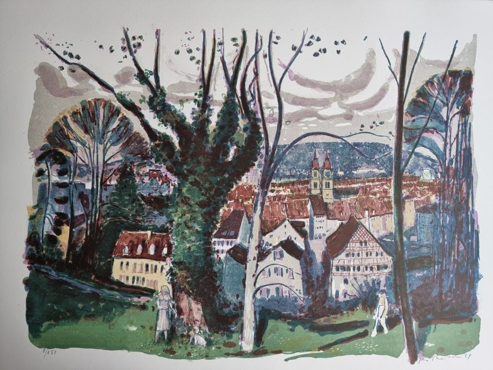 GEO BRETSCHER LITHOGRAPHIE SIGNIERT NUMMERIERT (Gebraucht) in Gersau für CHF 49 – mit Lieferung ...