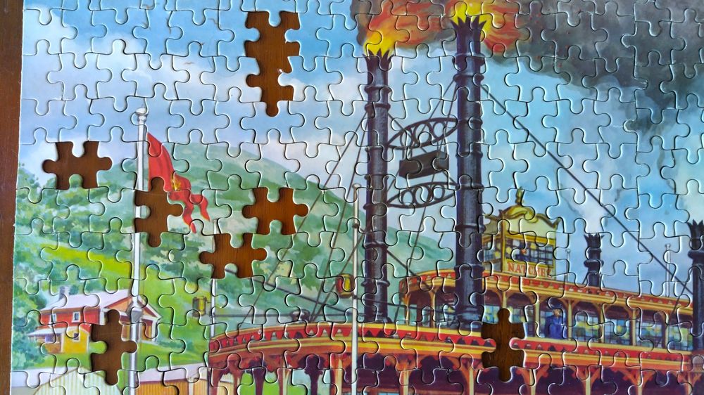 Jig Saw Puzzle Mississippi Raddampfer / ±50er Jahre ab Fr. 1 (Gebraucht ...