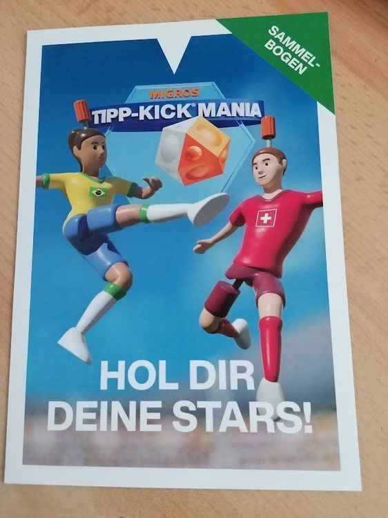 Tipp-Kick Mania, 7 Sticker / Sammelmarkten (Neu (gemäss Beschreibung ...