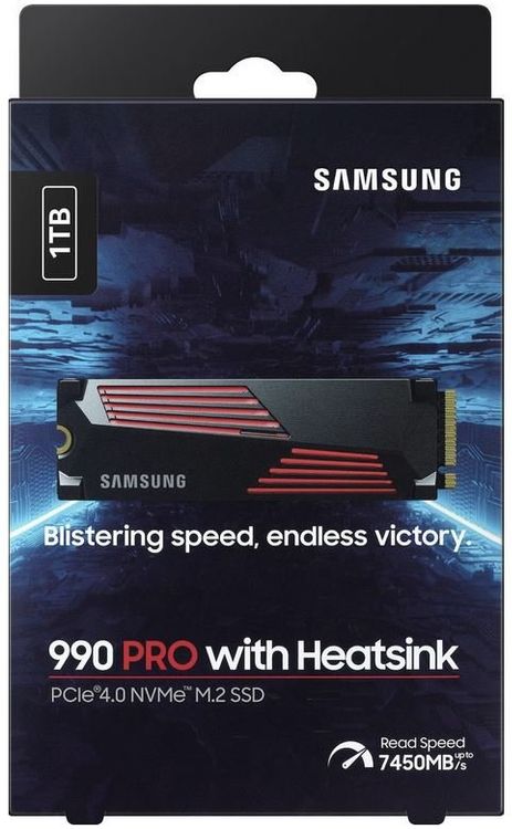 Samsung 990 Pro HS 1 TB, M.2 2280 - MZ-V9P1T0CW - PS5 Ready (Neu und ...