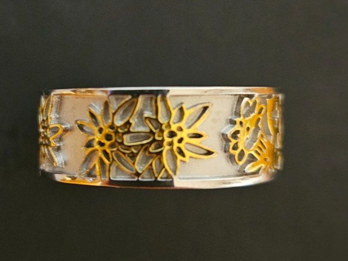 Swiss Edelweiss-Ring 925 Silber (Neu und originalverpackt) in Gams für ...