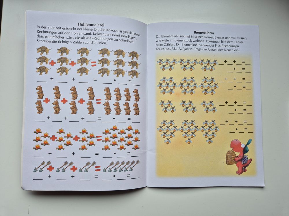 Drache Kokosnuss - Das kleine Einmaleins Mathe Übungsheft (Neu (gemäss ...