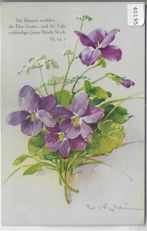 Catharina Klein - Blumenstrauss - bouquet de fleurs - Litho (Gebraucht) in Ettingen für CHF 2 ...