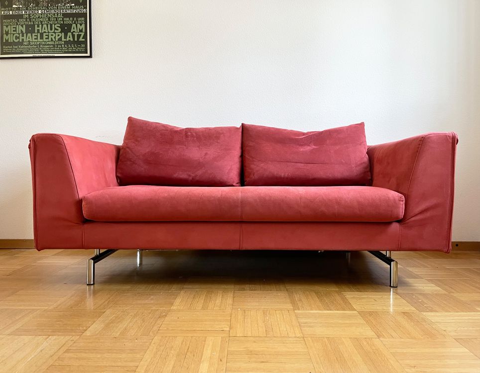 2er Sofa - Alcantara rot (Gebraucht) in Zürich für CHF 120 – nur Abholung auf Ricardo kaufen