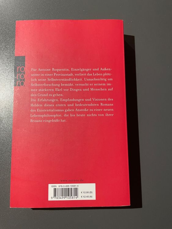 Der Ekel. Jean-Paul Sartre (Neu (gemäss Beschreibung)) in Chamoson für ...