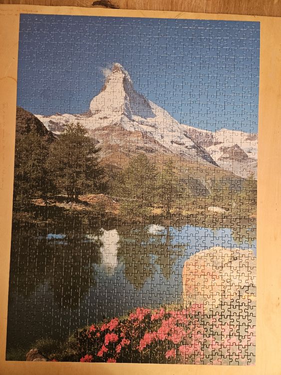 Ravensburger Puzzle 1000 Teile Matterhorn Schweiz (Gebraucht) in Wil SG für CHF 5 – mit ...