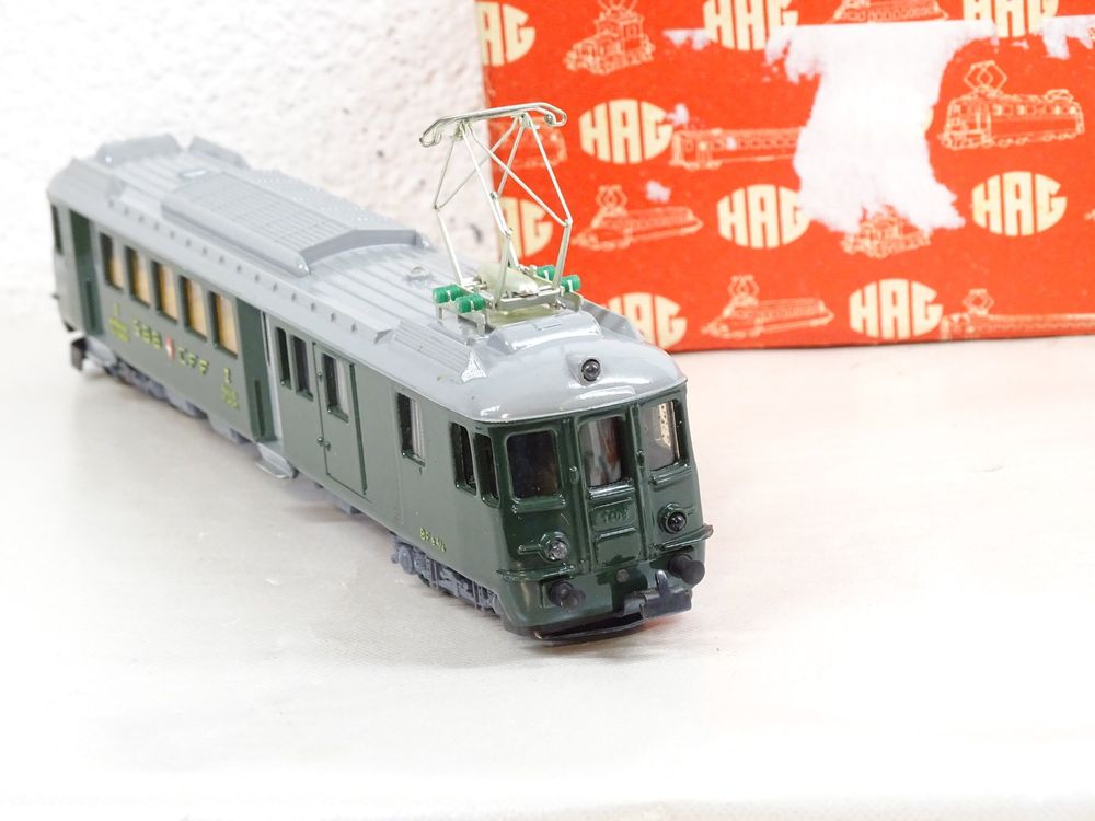 Hag 150 Triebwagen BFe4/4, SBB/CFF, 1408, Grün, H0,WS/AC (Gebraucht) in Wohlen für CHF 93 – mit ...
