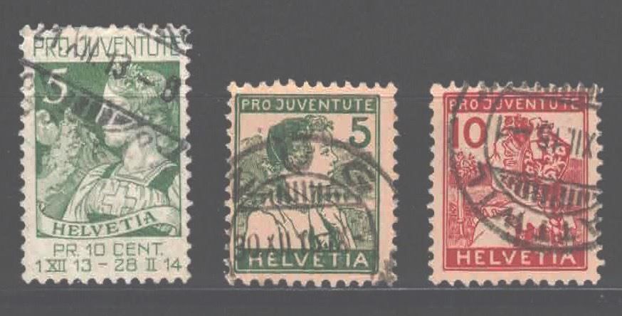 Pro Juventute Serie 1913 und 1915 ʘ | Kaufen auf Ricardo