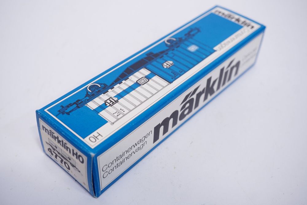 8∂ Märklin 4770 SJ Schweden Containerwagen Scan Dutch (Gebraucht) in ...