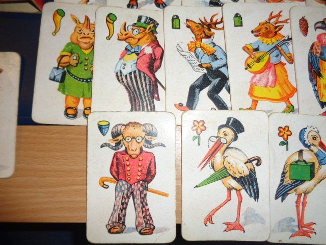 Schönes alte "Schwarzer Peter" Karten Spiel Karten (Defekt) in Bürglen ...