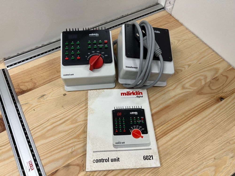 Märklin Control Unit | Art.Nr. 6021 + 6002 Transformer 52 VA (Gebraucht ...