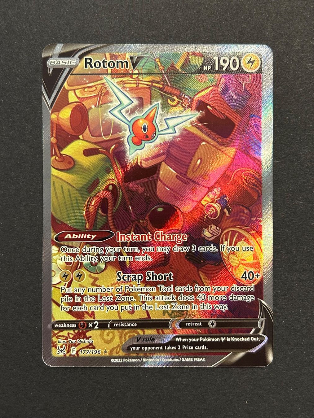 Rotom V (Alternate Full Art) Pokemon Lost Origin (Gebraucht) in ...
