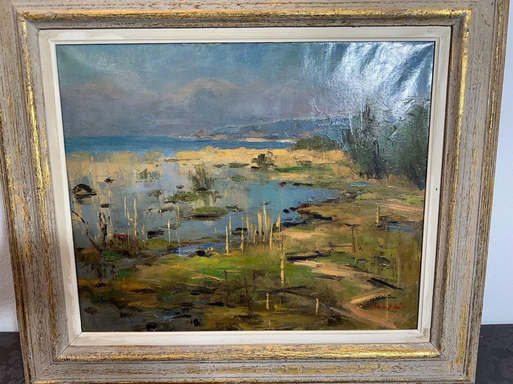 Walter MAFLI (1915-2017) Peinture sur toile signée | Kaufen auf Ricardo