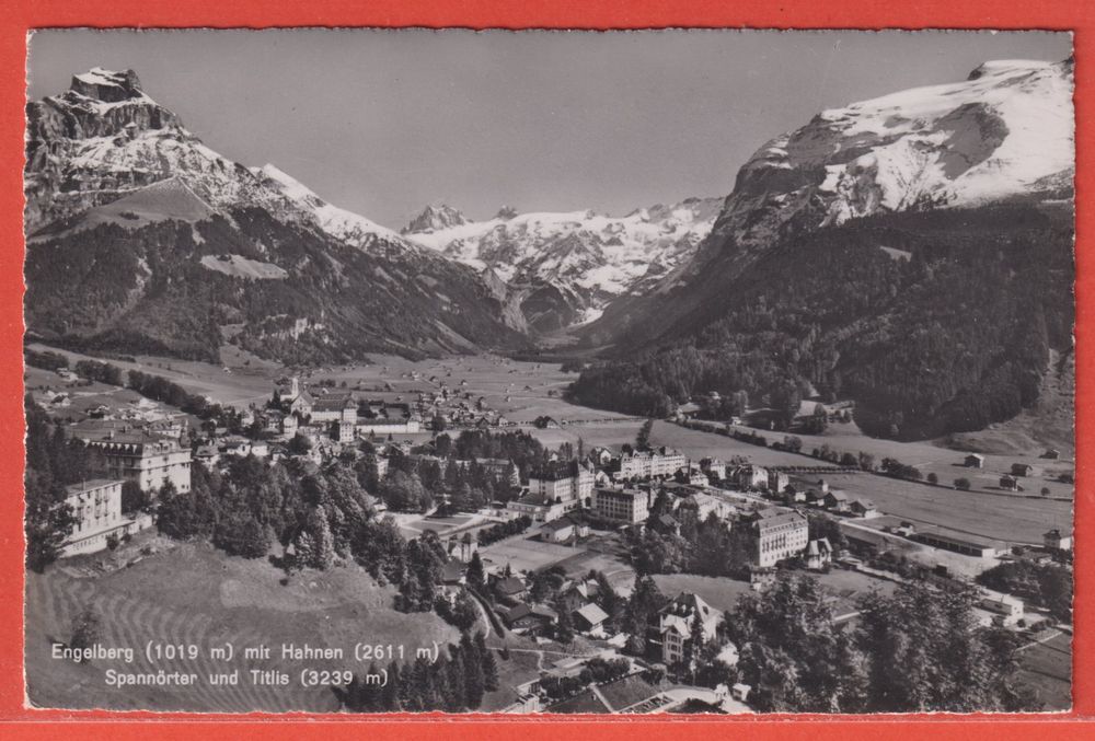 1957 Engelberg mit Hahnen, Spannörter und Titlis (Gebraucht) in ...