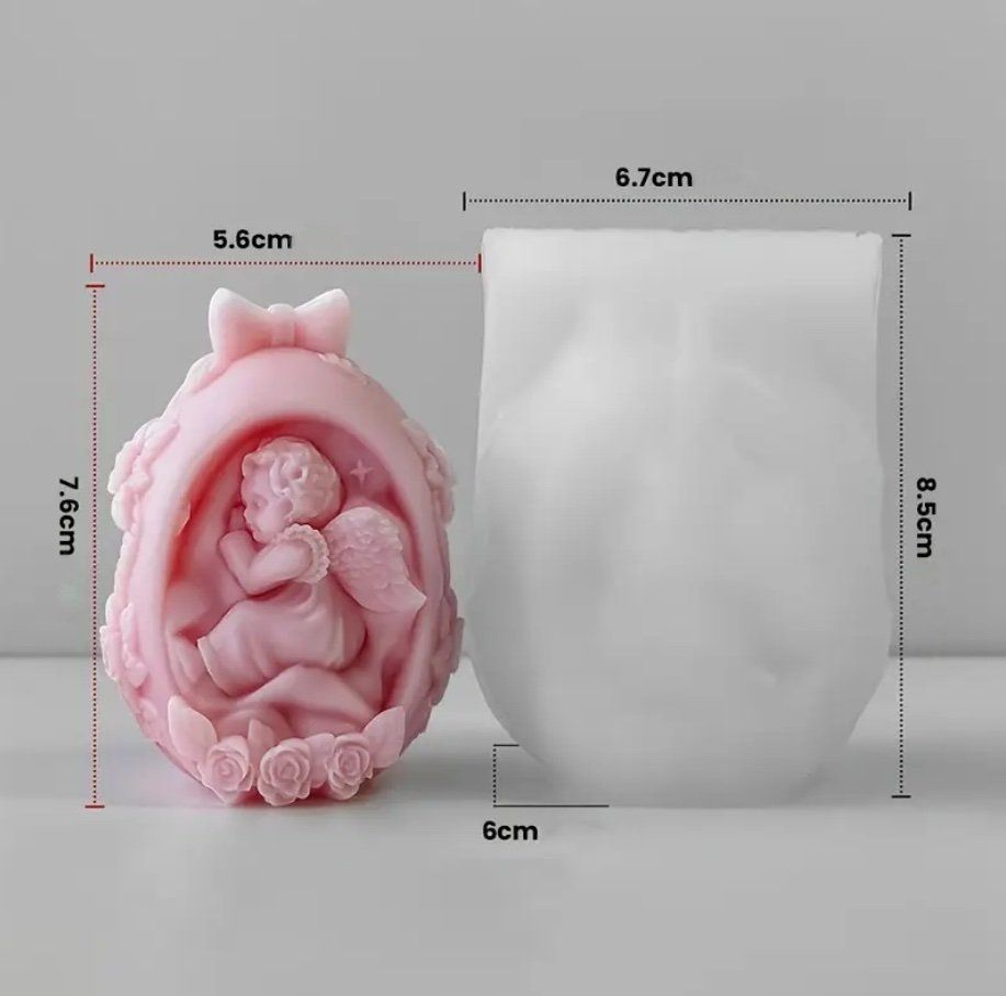 Giessform Silikonform Engel im Ei (Neu und originalverpackt) in ...