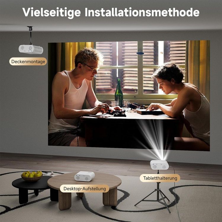 Beamer Full HD 1080P 20000 Lumen mit Google TV (Neu und ...