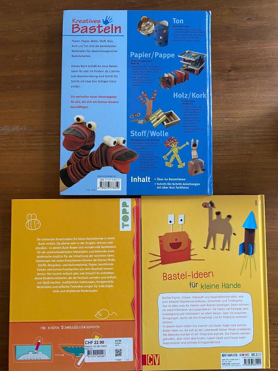 Verschiedene Bastelbücher fürs Basteln mit Kindern (Gebraucht) in Port ...
