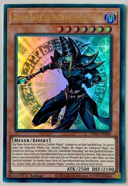 YuGiOh Dunkler Magier, der Magier der schwarzen Magie (Neu (gemäss ...