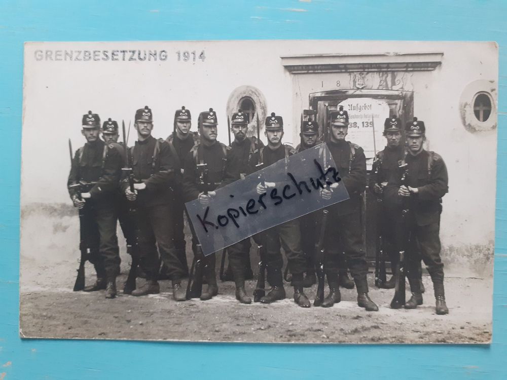 Grenzbesetzung 1914 Militär Armee AK Cartolina Carte (Gebraucht) in Küssnacht am Rigi für CHF 10 ...