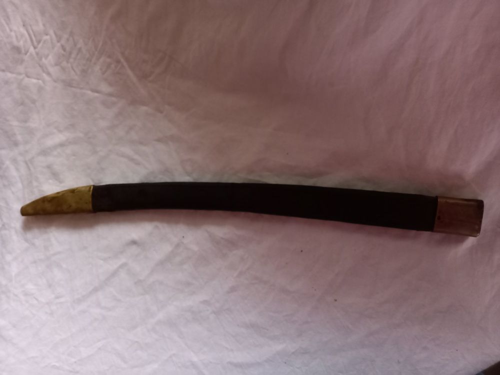 Fourreau en cuir et laiton pour sabre | Kaufen auf Ricardo