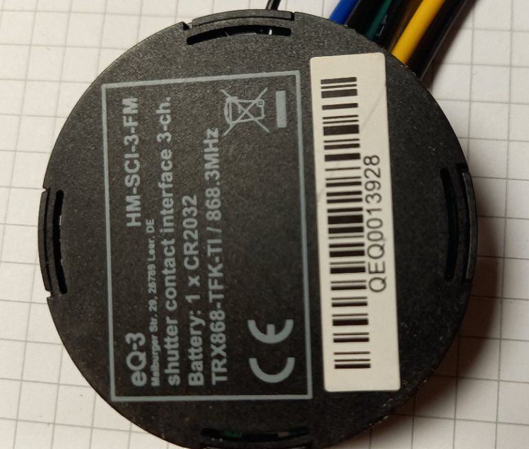 Homematic 3-Kanal-Funk-Schließerkontakt HM-SCI-3-FM | Kaufen auf Ricardo