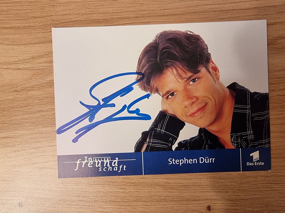 Stephen Dürr Originalautogramm "In aller Freundschaft" (Gebraucht) in ...