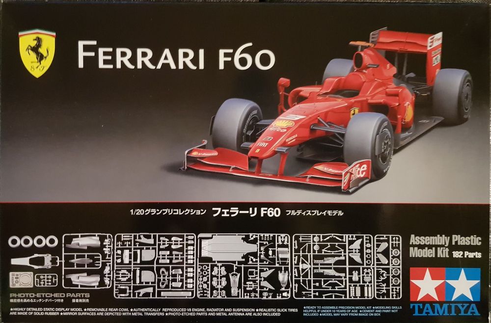 TAMIYA 20059 FERRARI F60 BAUSATZ 1:20 NOS (Neu und originalverpackt) in ...