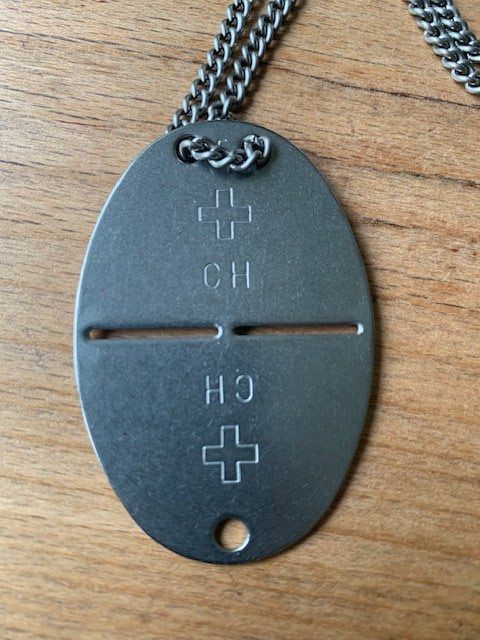 Schweizer Militär / Erkennungsmarke "Grabstein" 20.10.1917 (Gebraucht) in Ennenda für CHF 15 ...