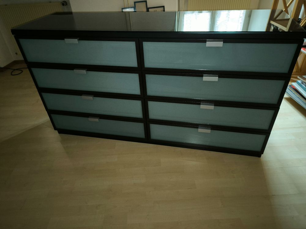 Ikea Pax Kommode Mit Glasplatte