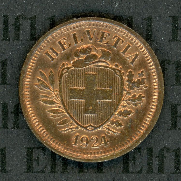 CHF___0.01 1924 stgl 1 Rappen (Neu (gemäss Beschreibung)) in Widnau für CHF 40 – mit Lieferung ...