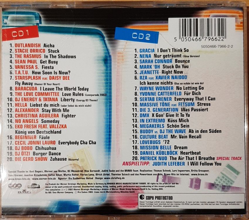 Bravo Hits 42, Doppel CD, 2003, Hit Compilation, Sampler (Gebraucht) in ...