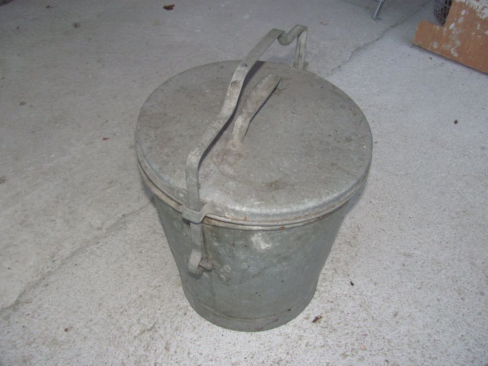 uralt Aschekübel Güselkübel Abfalleimer wie Ochsner LIQ (Gebraucht) in ...
