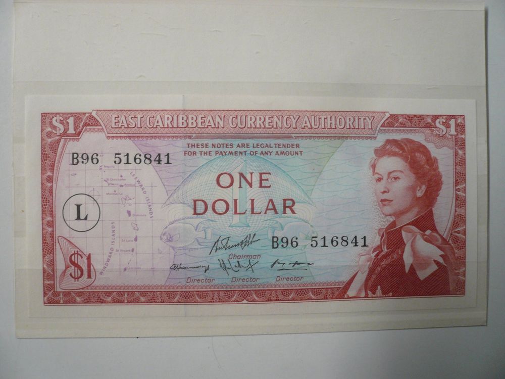 ONE DOLLAR, east caribbean currency authority (Gebraucht) in Oberhofen ...