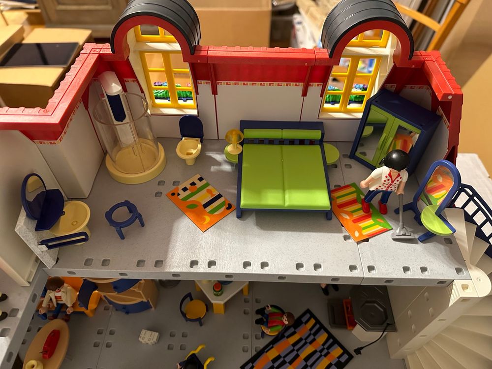 Playmobil Einfamilienhaus (3965A) mit kompletter Einrichtung (Gebraucht ...