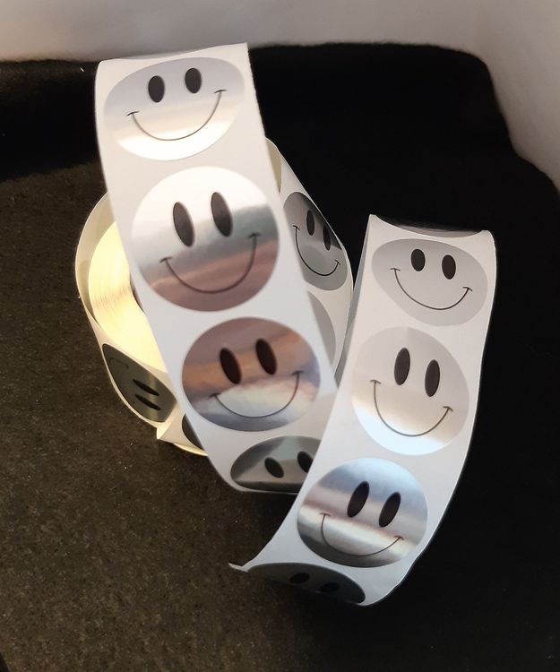 Smiley, Smile Emoji Sticker 25mm Total 56 Stück | Kaufen auf Ricardo